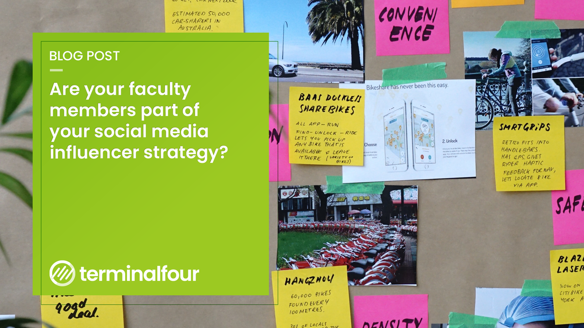 Blog - Are your faculty part of your social influencer strategy?