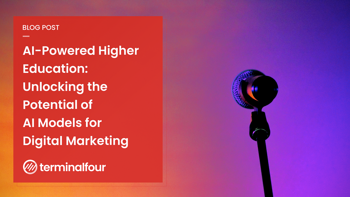 Blog - Upcoming webinar: Streamline your workflow with AI models for higher ed