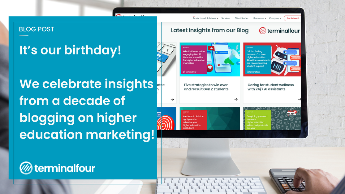 Blog - Celebrating 10 years of higher education digital marketing insights