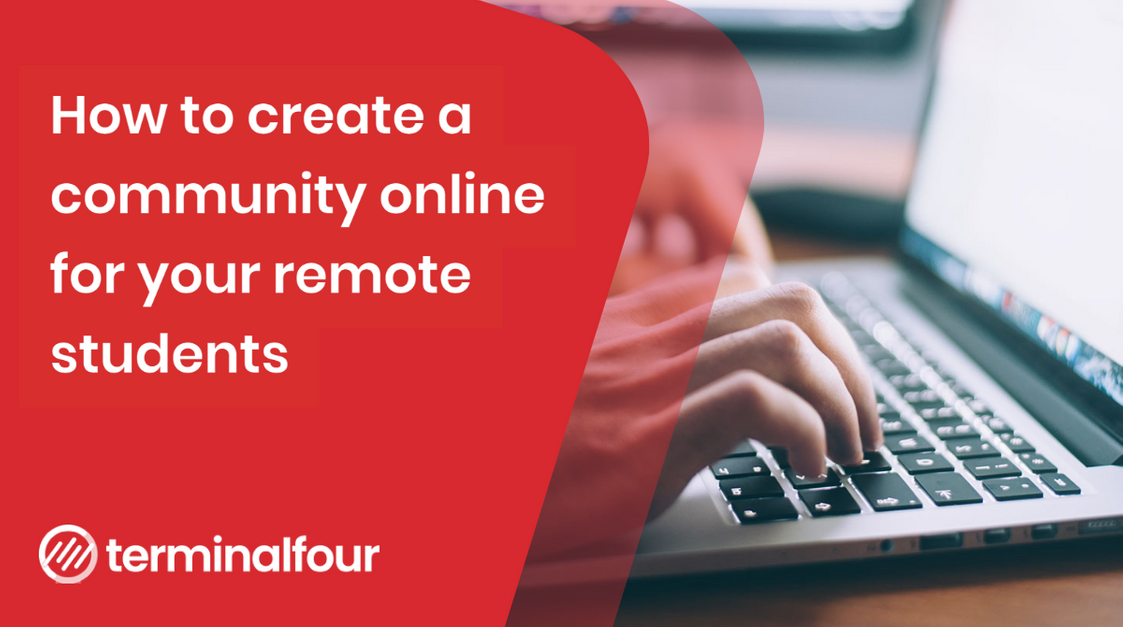 Blog - 5 ways to create a community while students are studying remotely