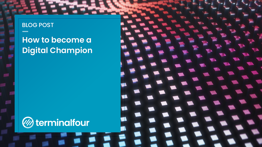Blog - Becoming a Digital Champion in your Institution – Are you in?