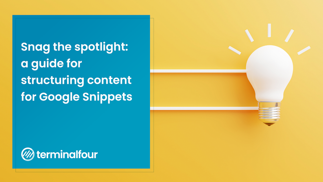 Blog - Mastering Google Snippets for higher education websites - Part I