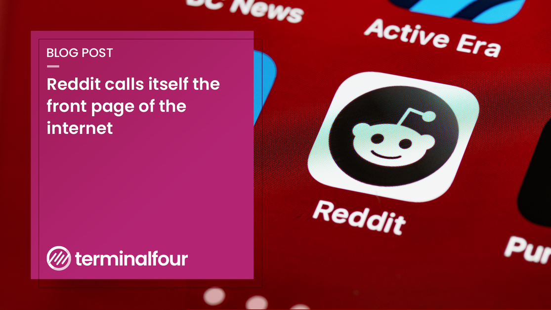 Blog - Great idea: Higher Education takes on Reddit