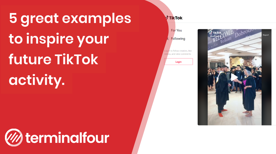 Blog - Top 5 examples to inspire your university activity on TikTok